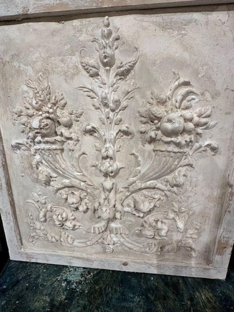 French Plaster Architectural Panel For Sale at 1stDibs