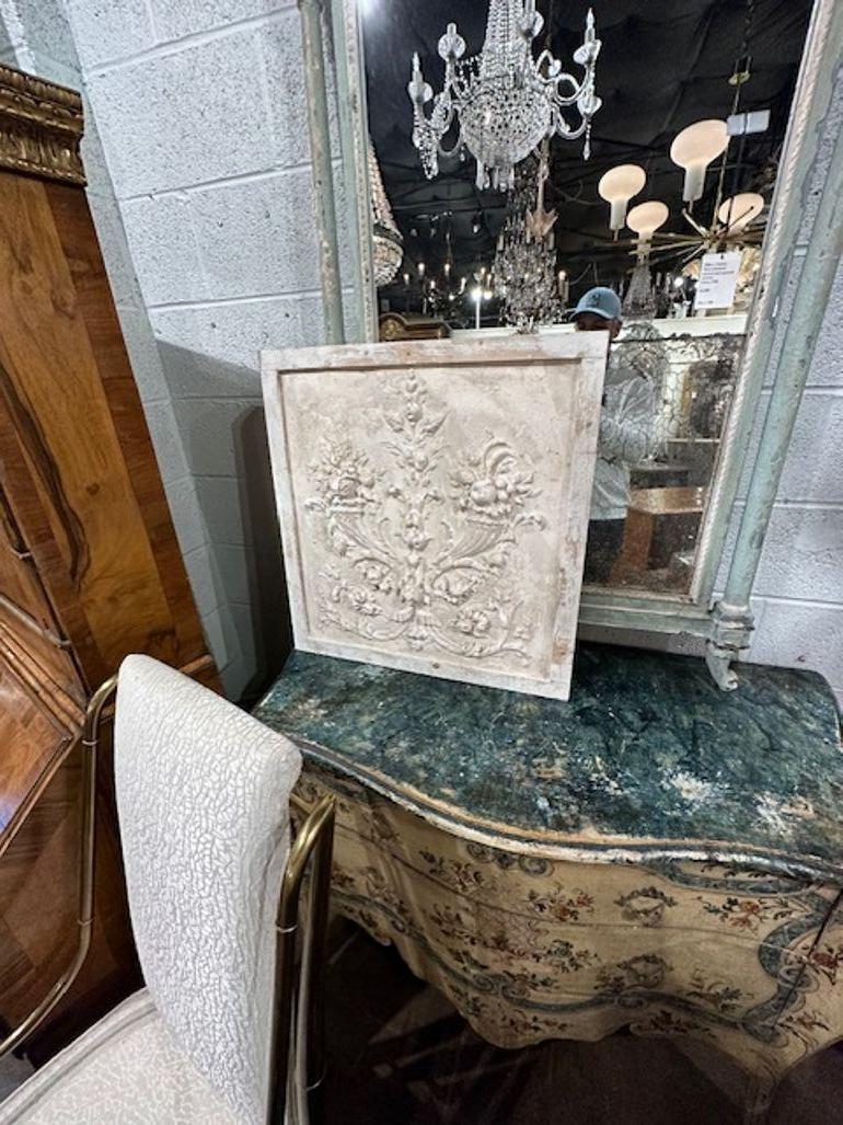 French Plaster Architectural Panel For Sale at 1stDibs