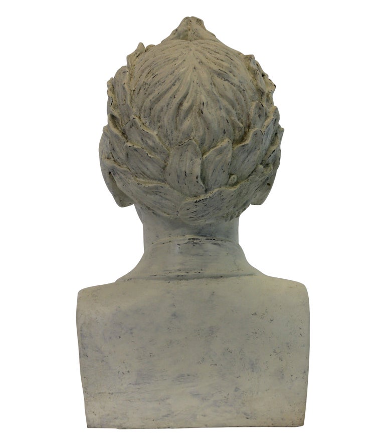 French Plaster Head of Napoleon as Emperor For Sale at 1stDibs