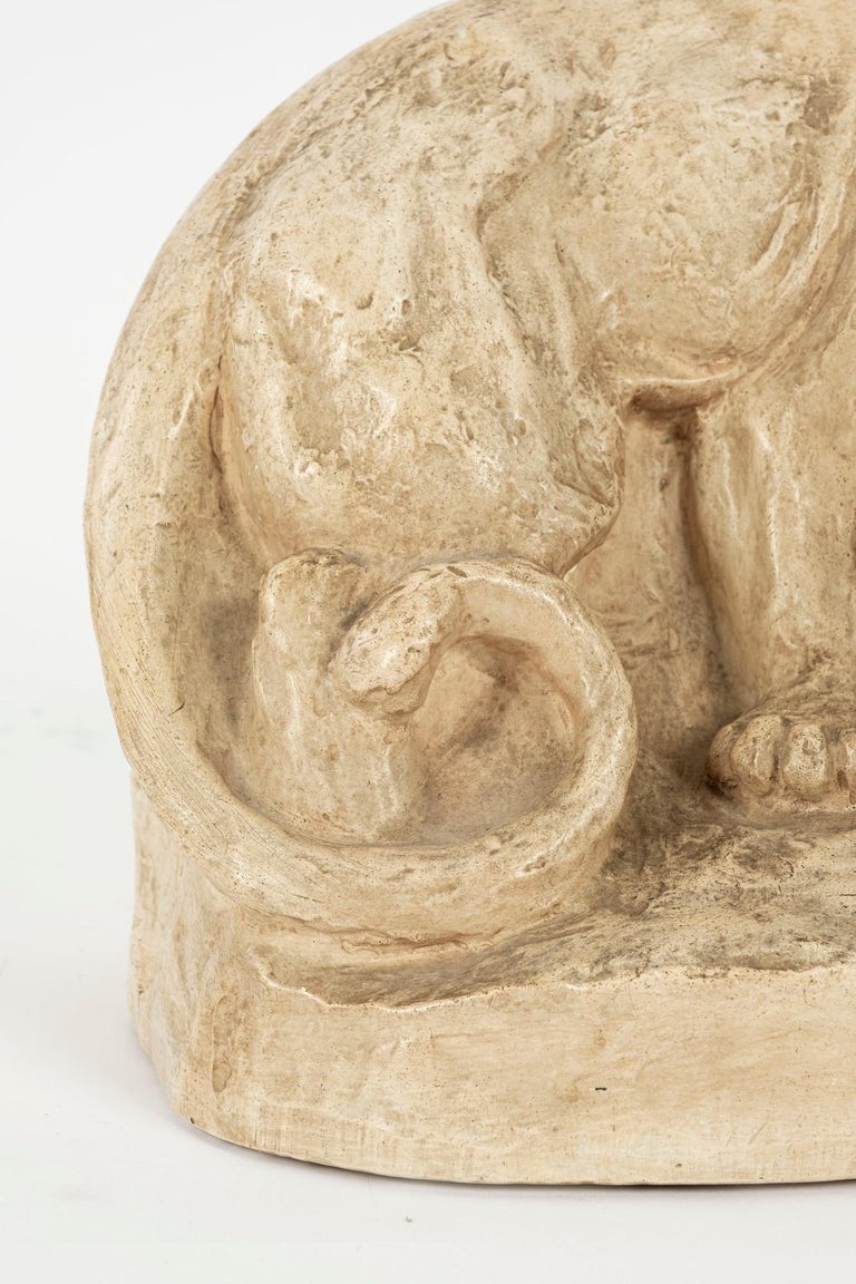 French Plaster Lion For Sale at 1stDibs
