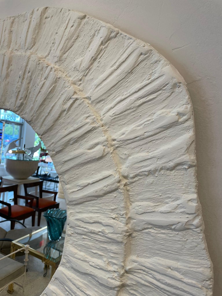 French Plaster Textured Amorphic Mirror For Sale at 1stDibs | french ...