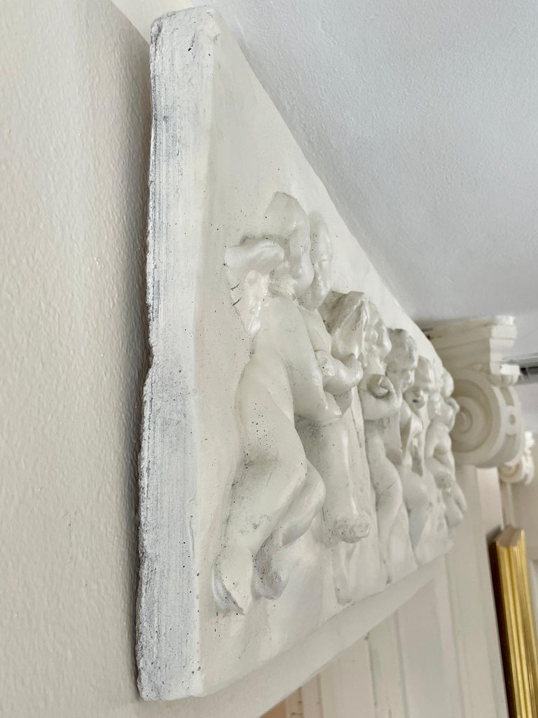 French Plaster Wall Plaque For Sale at 1stDibs