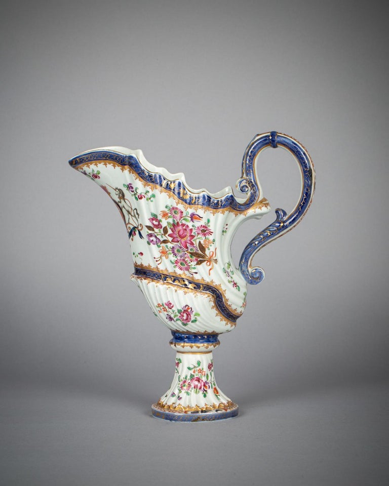 French Porcelain Armorial Ewer and Basin, Samson, circa 1890 For Sale ...