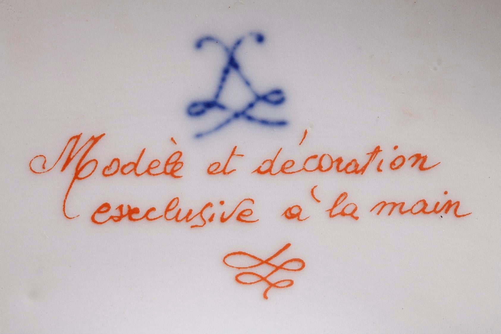 French Porcelain Biscuit, Les Travaux Des Amours after a Sevres Model ...