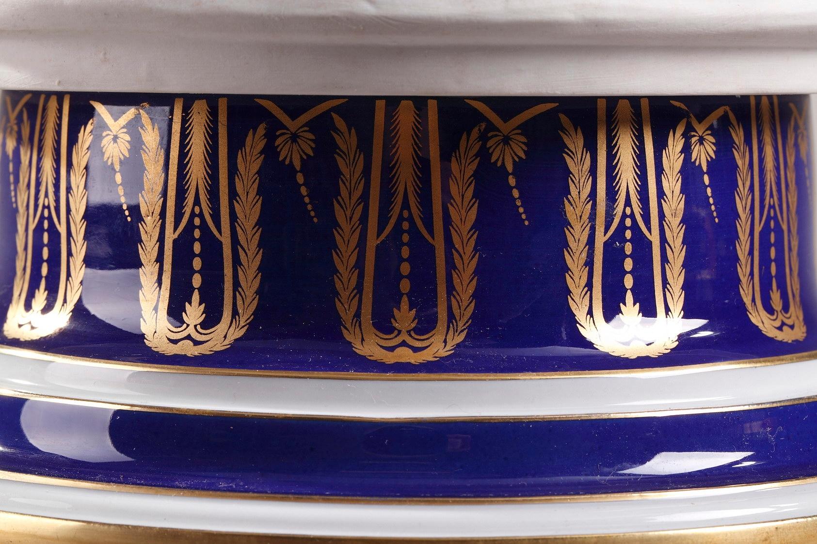 French Porcelain Biscuit, Les Travaux Des Amours after a Sevres Model ...