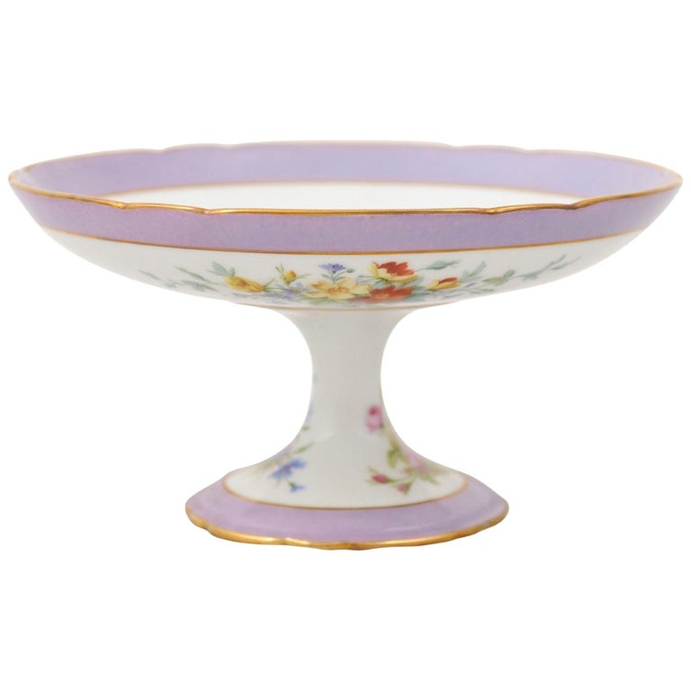 Compotier en porcelaine française de Paris de la fin du XIXe siècle ...