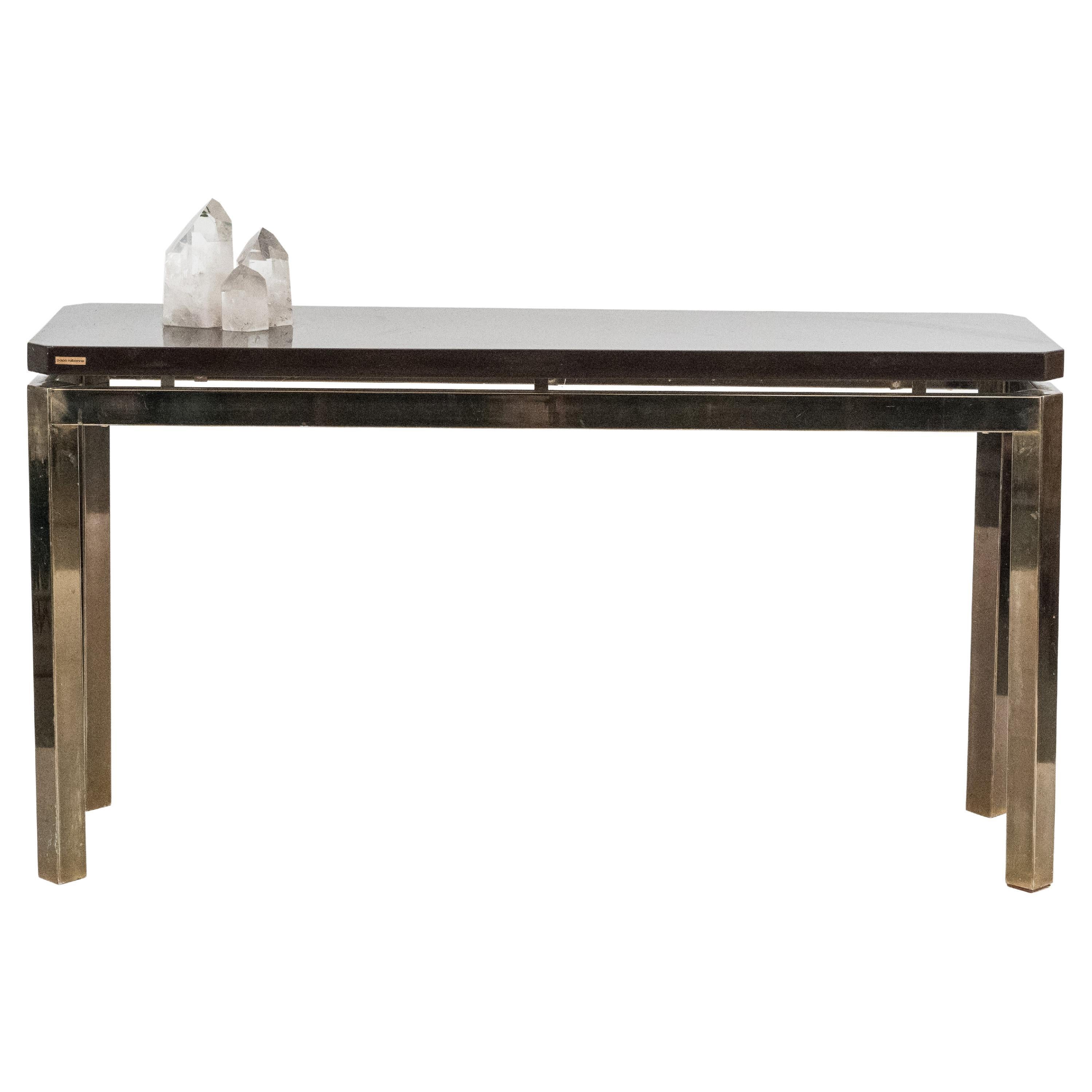 French 1970s Postwar Design Console Table For Sale at 1stDibs