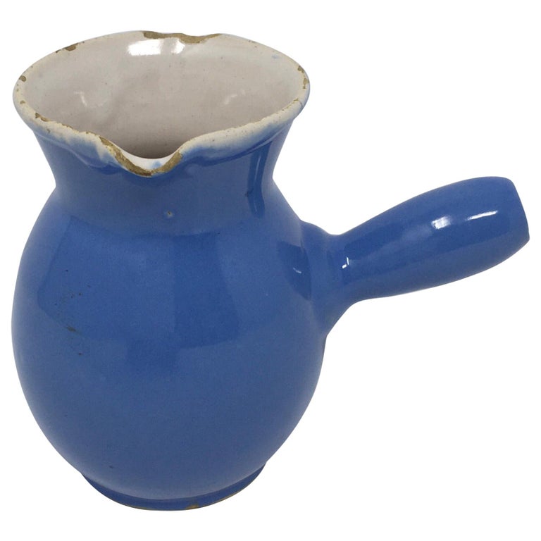 French Pottery Hot Chocolate Pot at 1stDibs