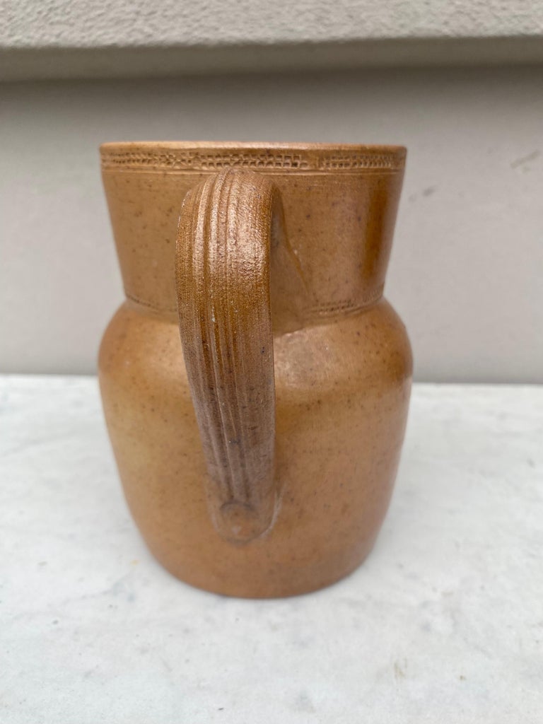 French Pottery Pitcher, Circa 1900 For Sale at 1stDibs