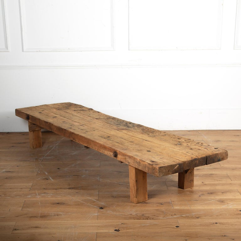 French Primitive Coffee Table For Sale at 1stDibs