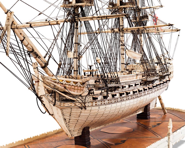 French Prisoner of War Ship Model, Le Héros at 1stDibs | french ...