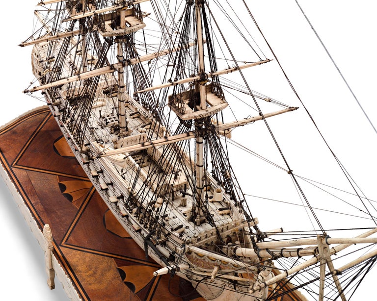 French Prisoner of War Ship Model, Le Héros at 1stDibs | french ...