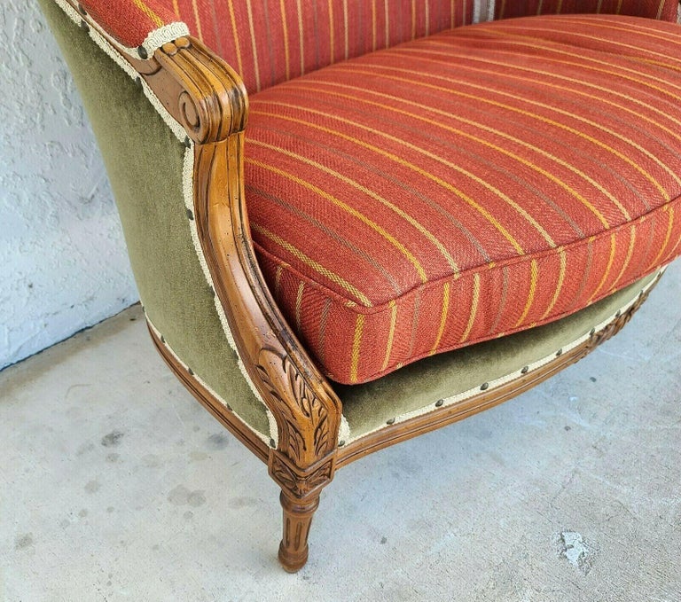 French Provincial Deirdre Settee by Paul Robert at 1stDibs