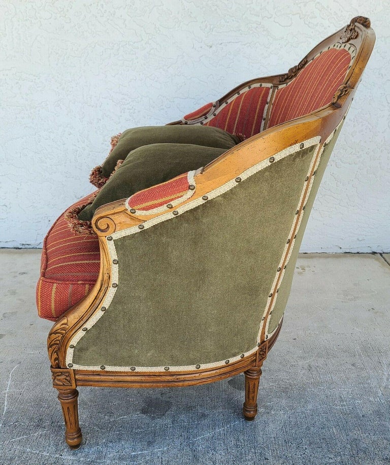 French Provincial Deirdre Settee by Paul Robert For Sale at 1stDibs