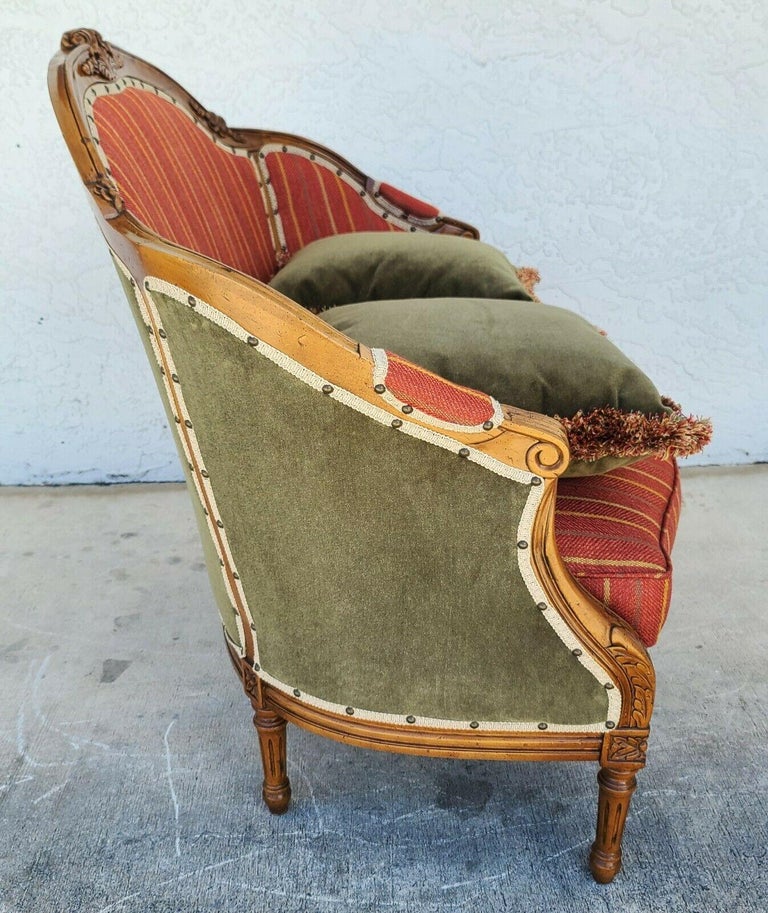French Provincial Deirdre Settee by Paul Robert For Sale at 1stDibs