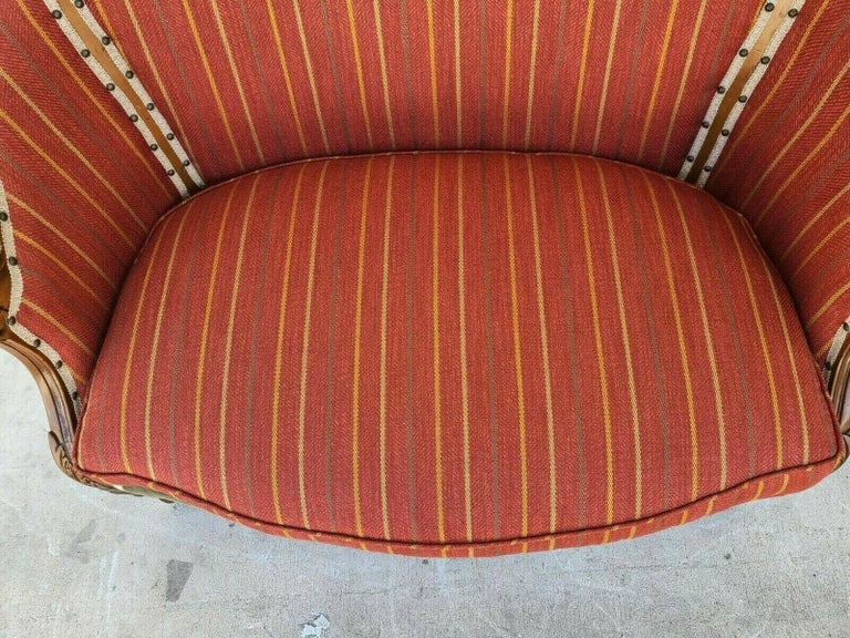 French Provincial Deirdre Settee by Paul Robert at 1stDibs