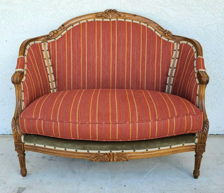 French Provincial Deirdre Settee by Paul Robert at 1stDibs