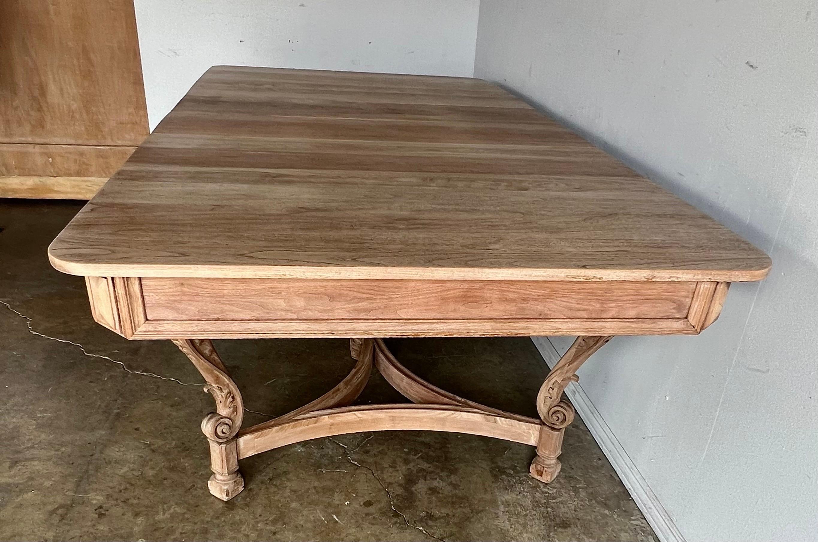 French Provincial Dining Table w/ Leaves at 1stDibs