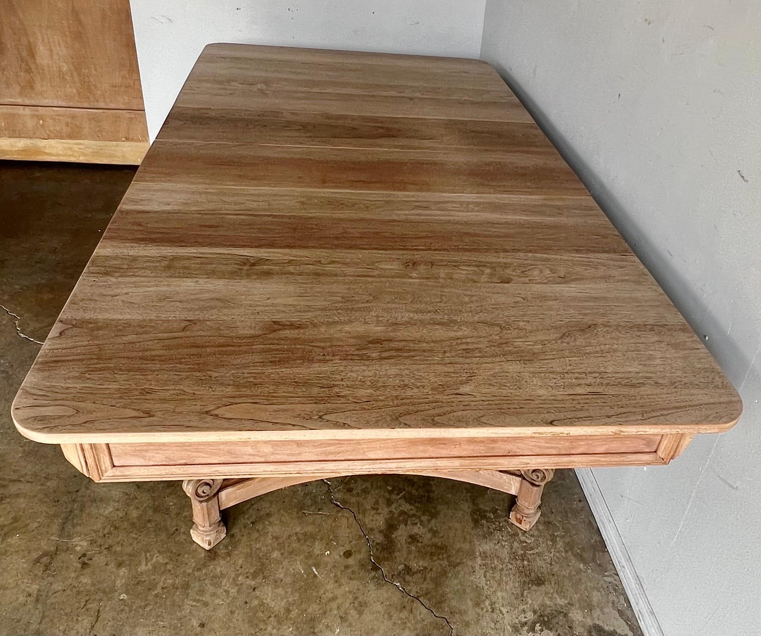 French Provincial Dining Table w/ Leaves at 1stDibs