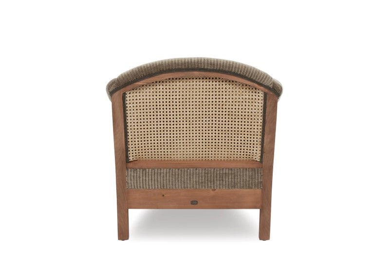 French Provincial Style Rattan Armchair with Custom Finishes For Sale ...
