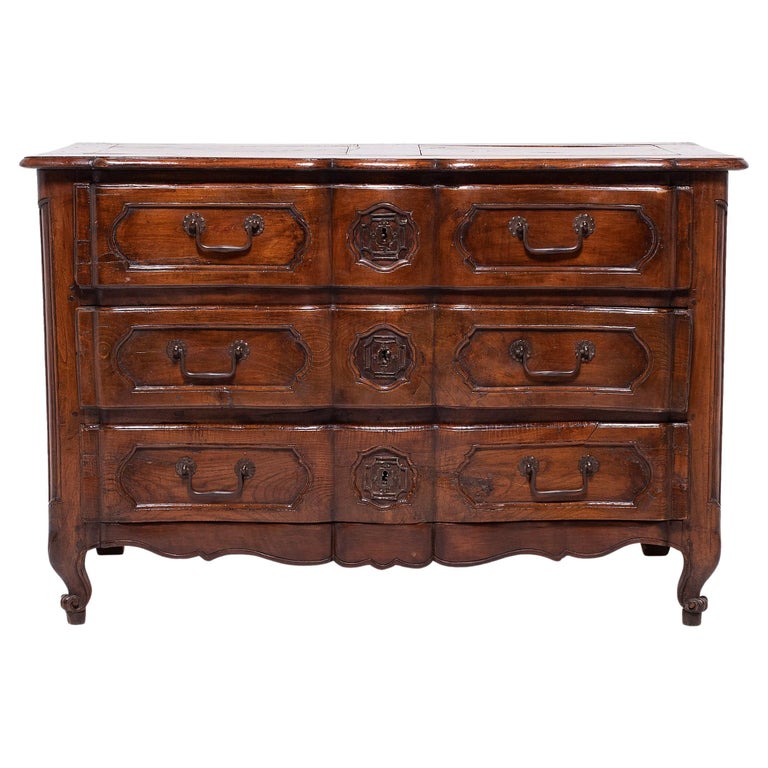 French Provincial Three Drawer Commode, c. 1800 For Sale at 1stDibs