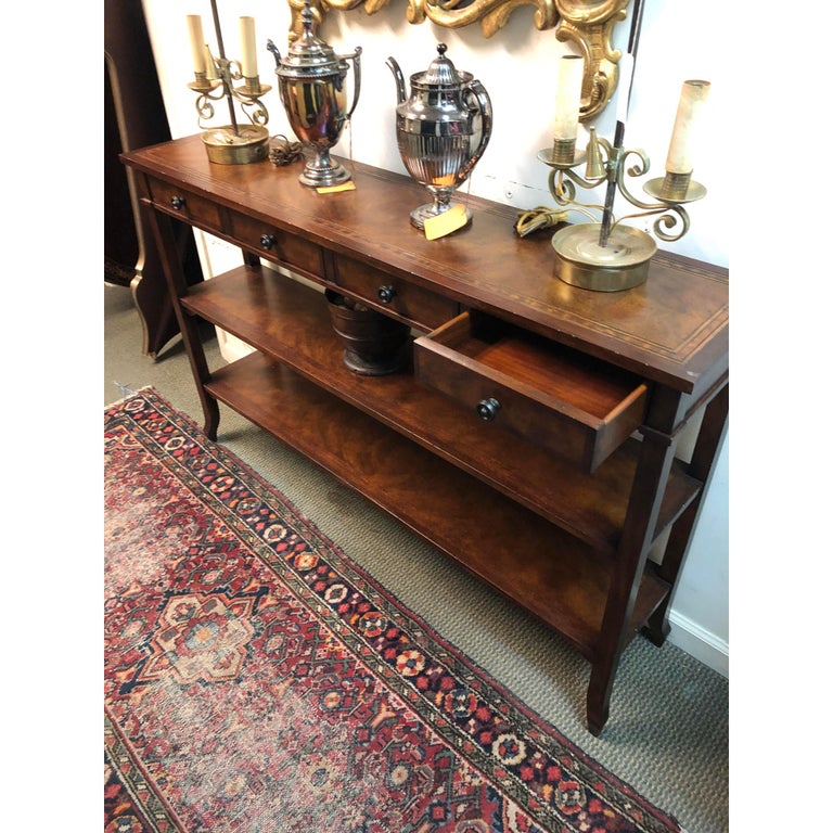 French Provincial Three-Tier Console For Sale at 1stdibs