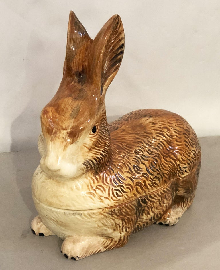French Rabbit Tureen or Pate Dish by Michel Caugant at 1stDibs | michel ...