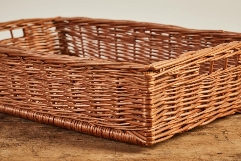 French Rectangular Basket Tray at 1stDibs | basket tray rectangle ...