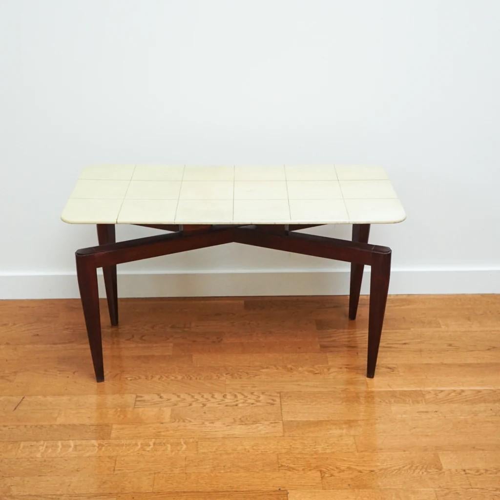 French Rectangular Parchment Wrapped Cocktail Table by Fabrique De ...