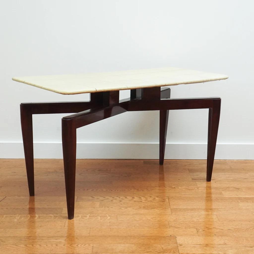 French Rectangular Parchment Wrapped Cocktail Table by Fabrique De ...