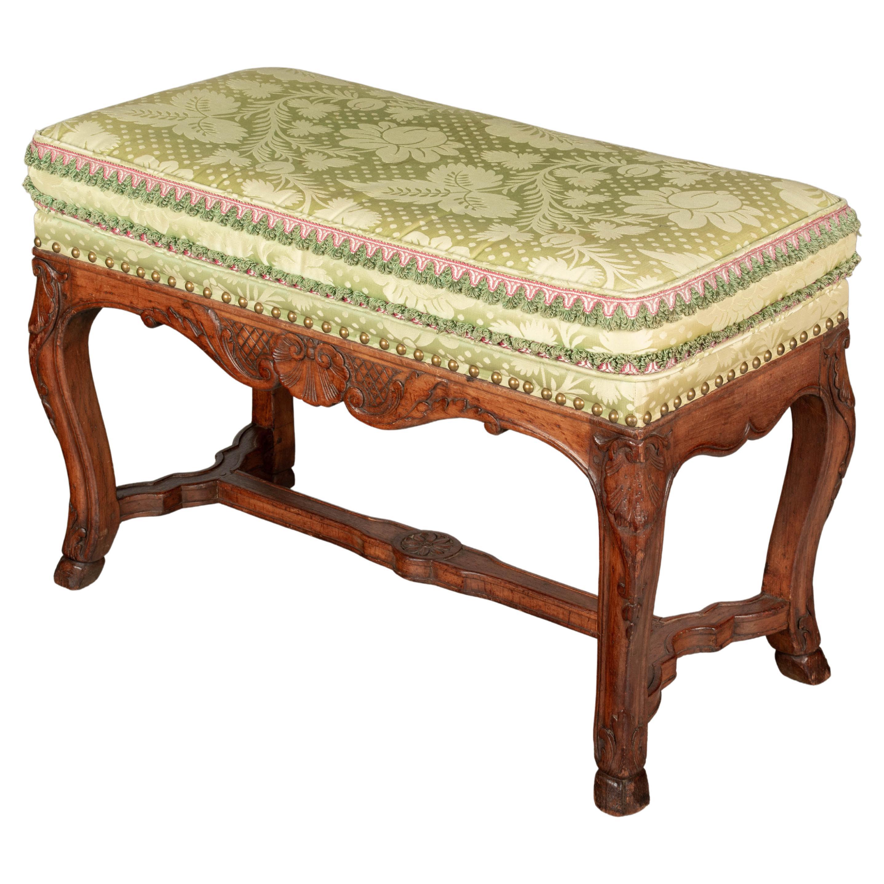 French Louis XV Style Foot Stool or Bench at 1stDibs
