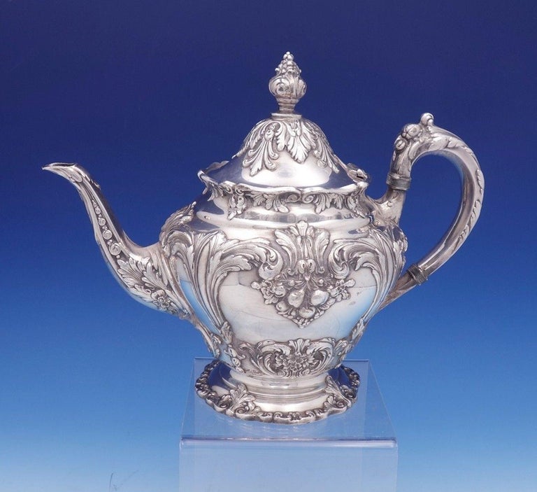 French Renaissance by Reed and Barton Silver Plate Tea Set 5-Piece ...