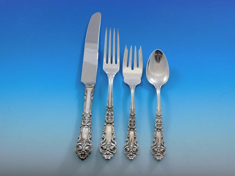 French Renaissance by Reed and Barton Sterling Silver Flatware Service ...