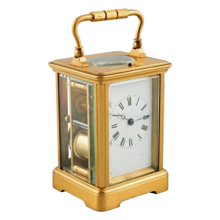 French Repeat Carriage Clock, 19th Century For Sale at 1stDibs