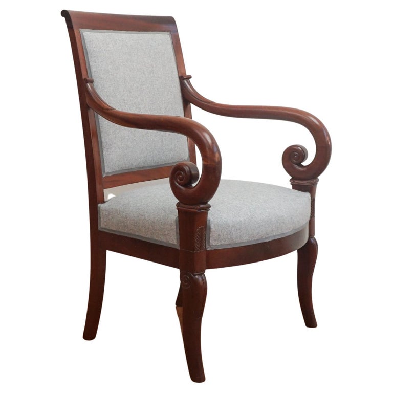 French Restoration Arm Chair 'Two Available' For Sale at 1stDibs