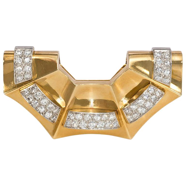 Art Deco Fancy Shapes Diamond Kite Shaped Pendant at 1stDibs | diamond ...