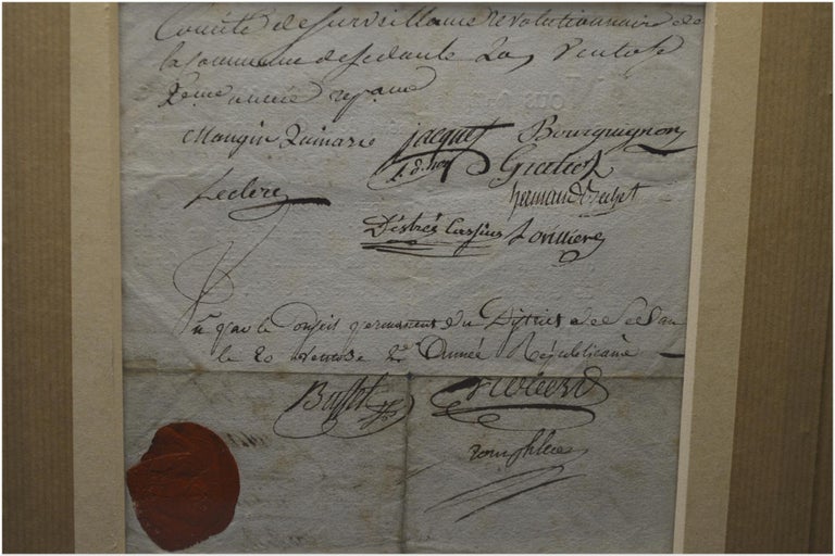 French Revolution, 1794, Two Documents, Revolutionary Surveillance ...