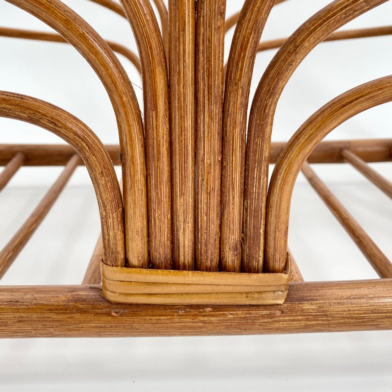 French Riviera Bamboo and Rattan Magazine Rack, 1960s Italy For Sale at ...