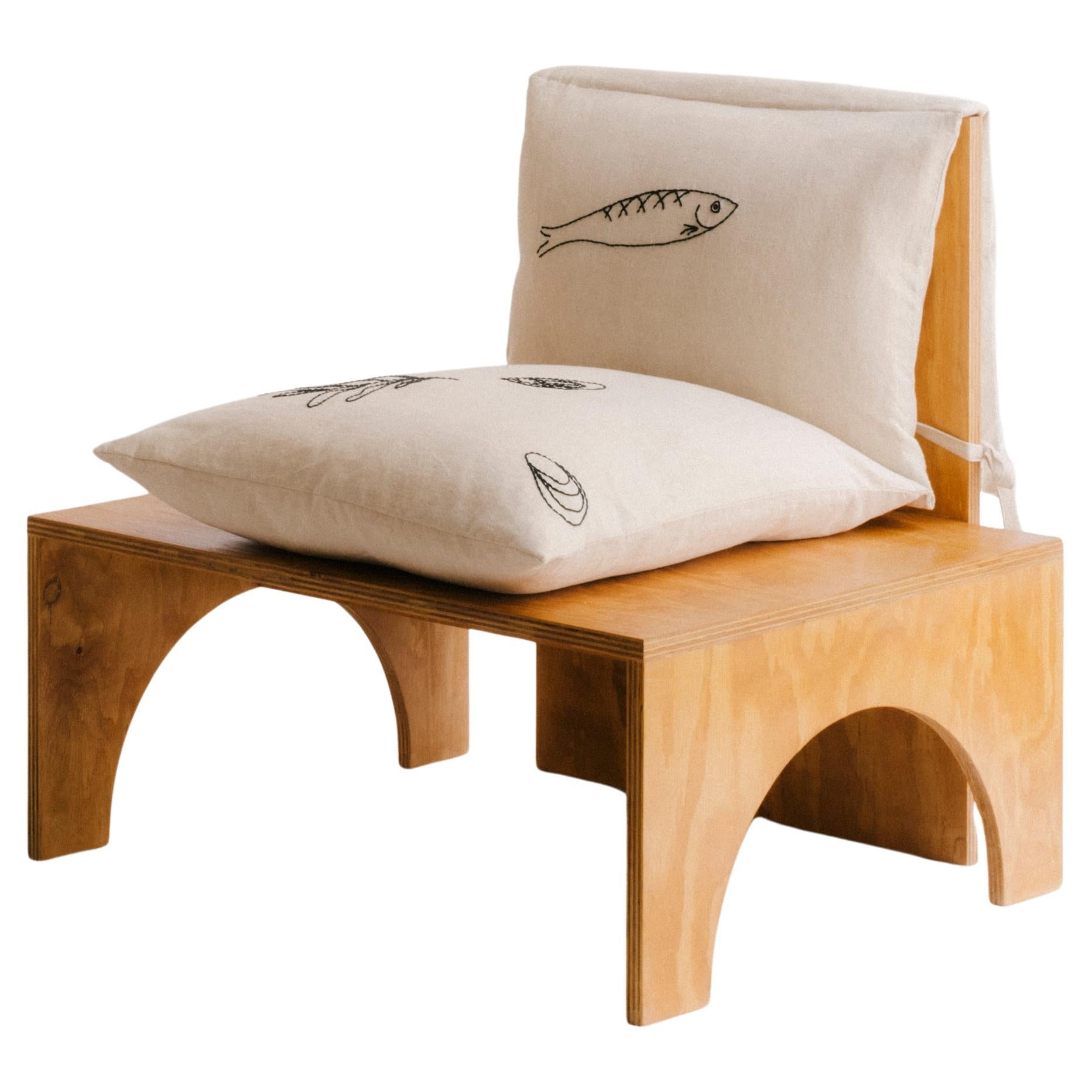 French Riviera "Sardine" Lounge Chair For Sale at 1stDibs