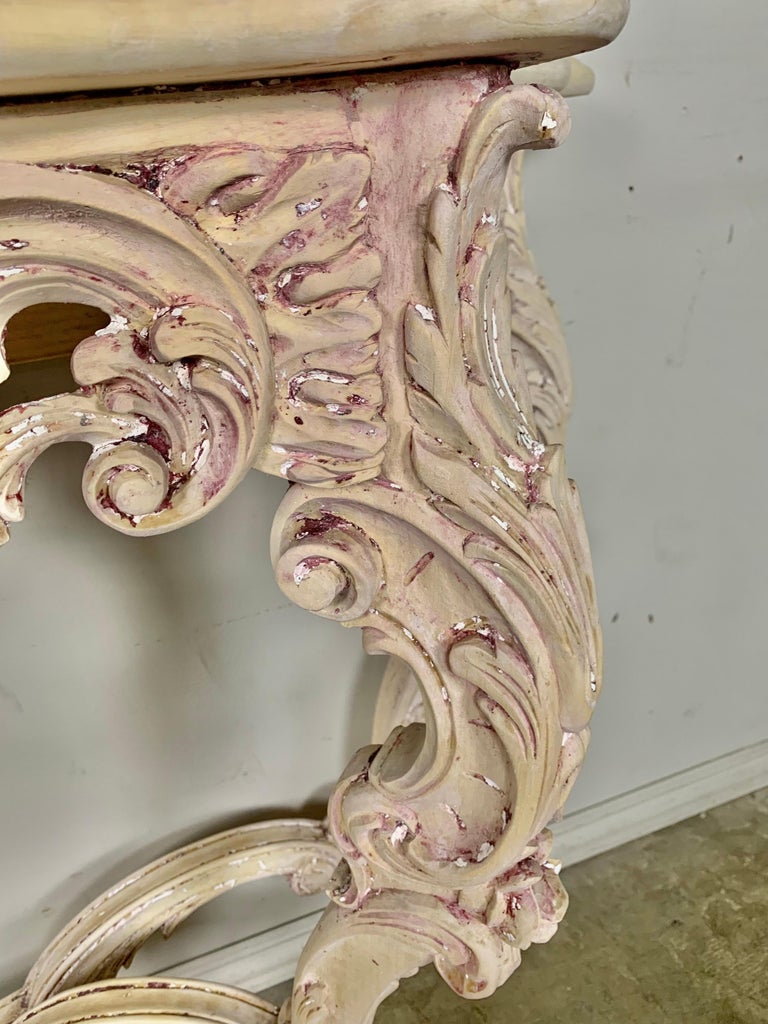 French Rococo Style Console C. 1930s For Sale at 1stDibs