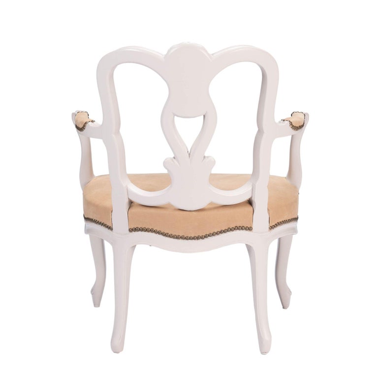 French Rococo Style Fauteuil For Sale at 1stDibs