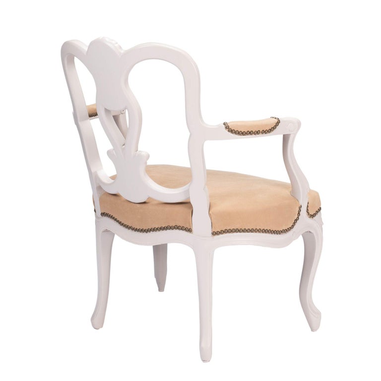 French Rococo Style Fauteuil For Sale at 1stDibs