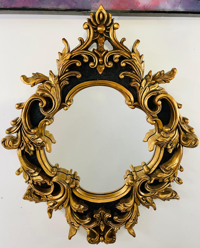 French Rococo Style Wall or Mantel Mirror at 1stDibs