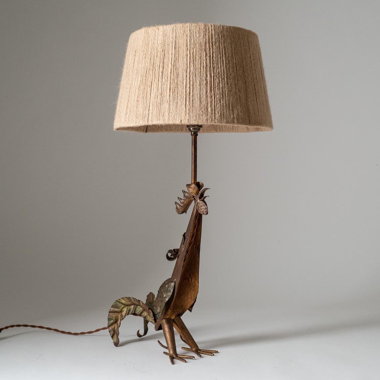 French 'Rooster' Table Lamp, circa 1970 For Sale at 1stDibs