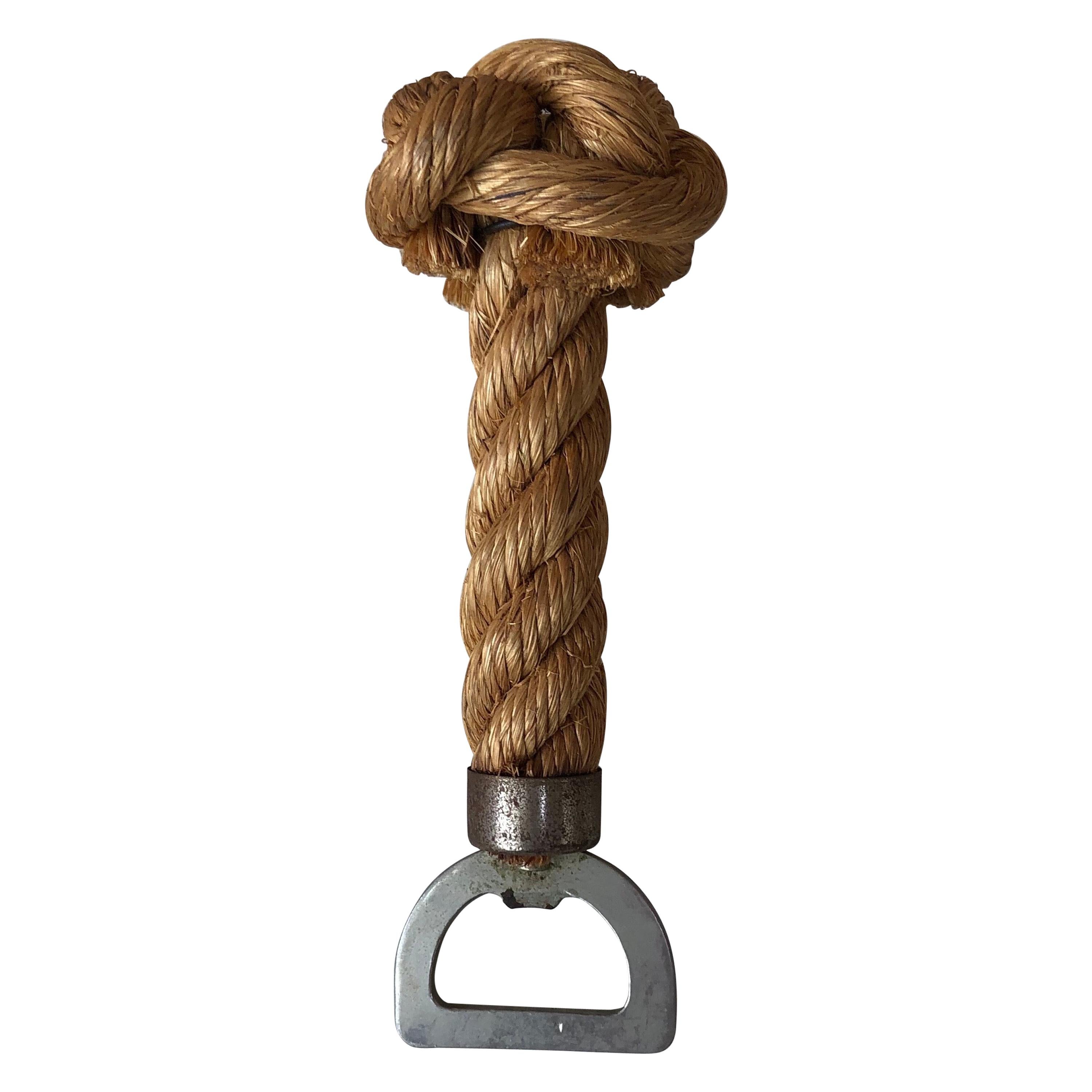 Rope Bottle Carrier Audoux Minet, circa 1950 at 1stDibs