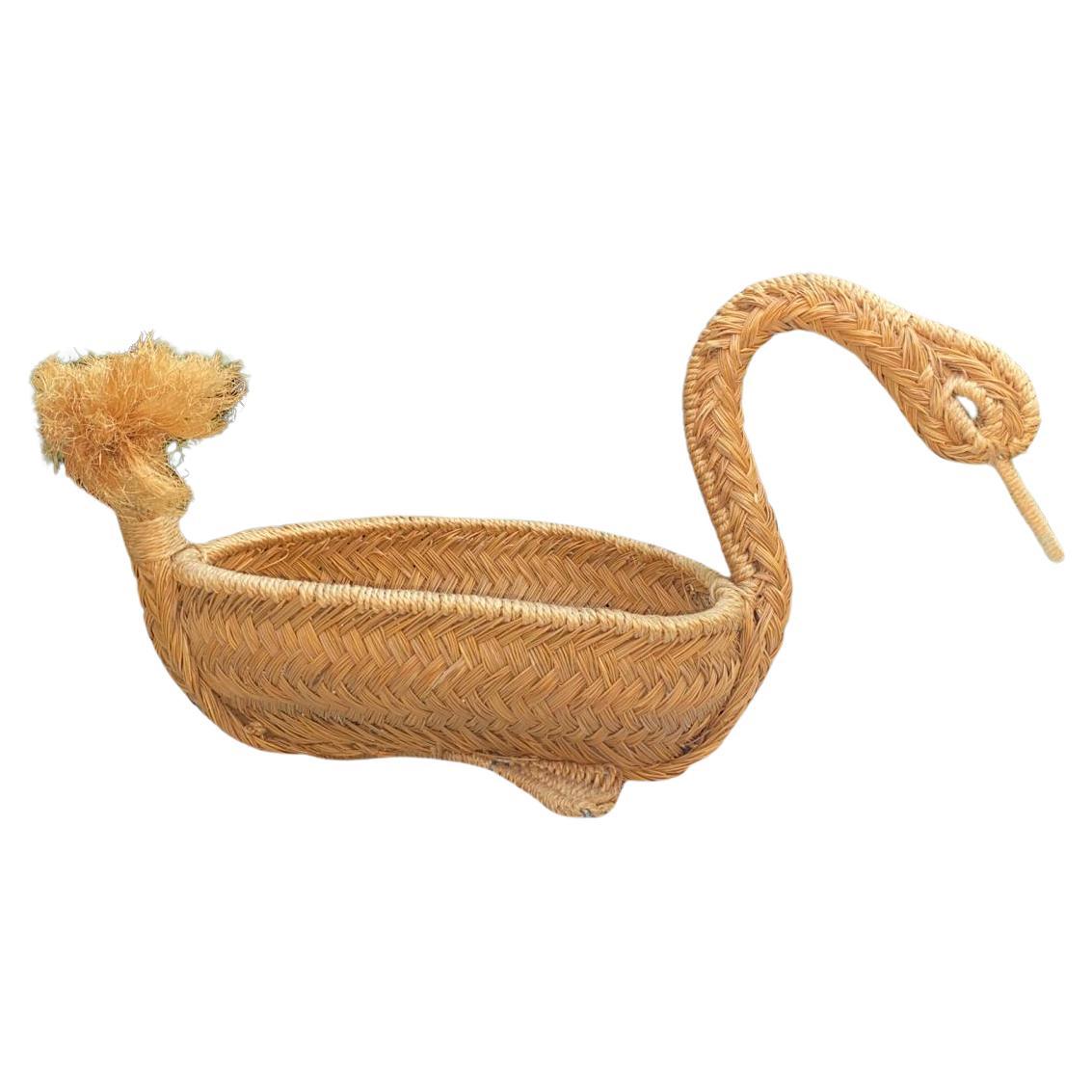 Mid-Century French Rope Horse Adrien Audoux and Frida Minet For Sale at ...