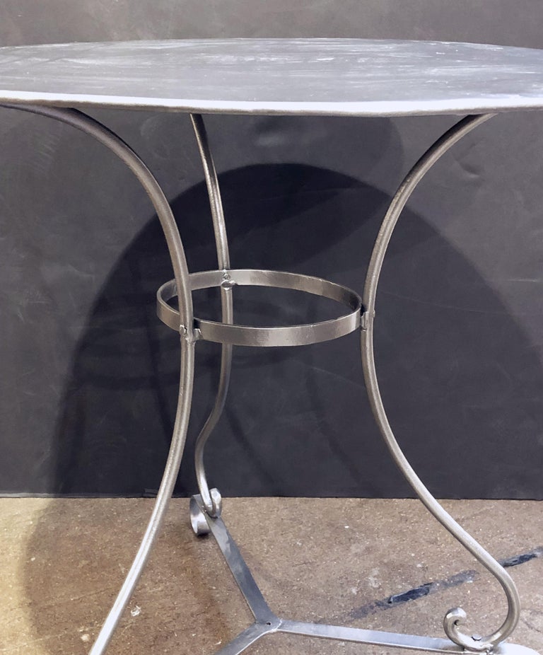 French Round Café or Bistro Pub Table For Sale at 1stDibs | french ...