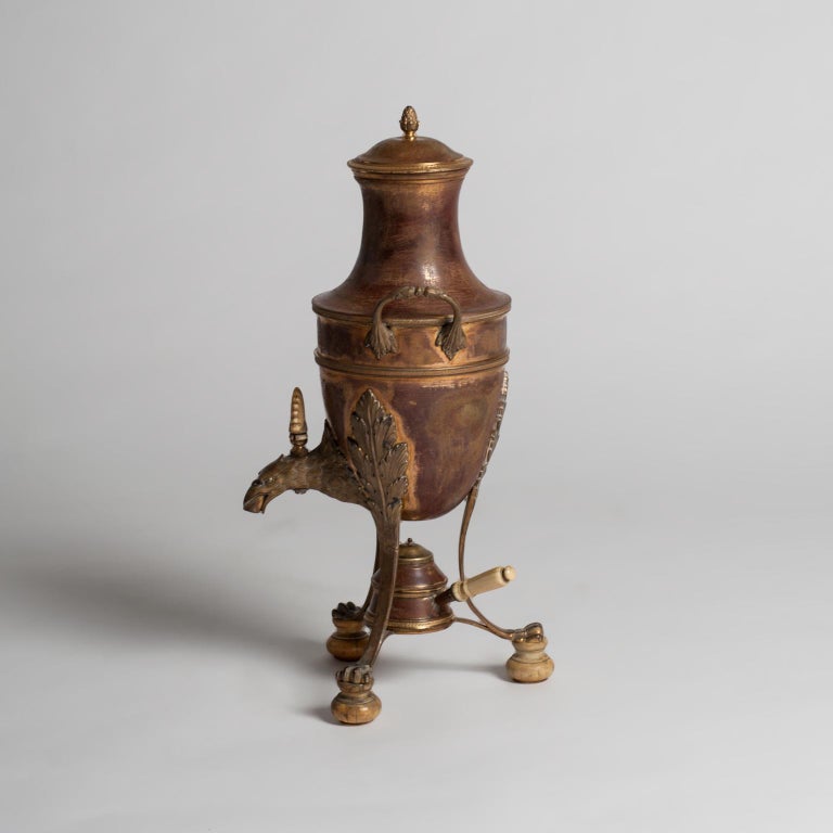 French Samovar-Coffee Urn Signed Georges Falkenberg at 1stDibs