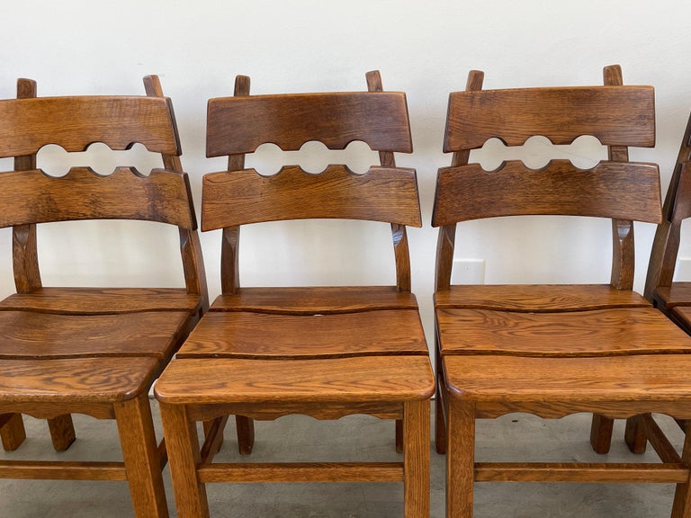 French Scalloped Wood Dining Chairs, Set of 10 at 1stDibs | scalloped ...