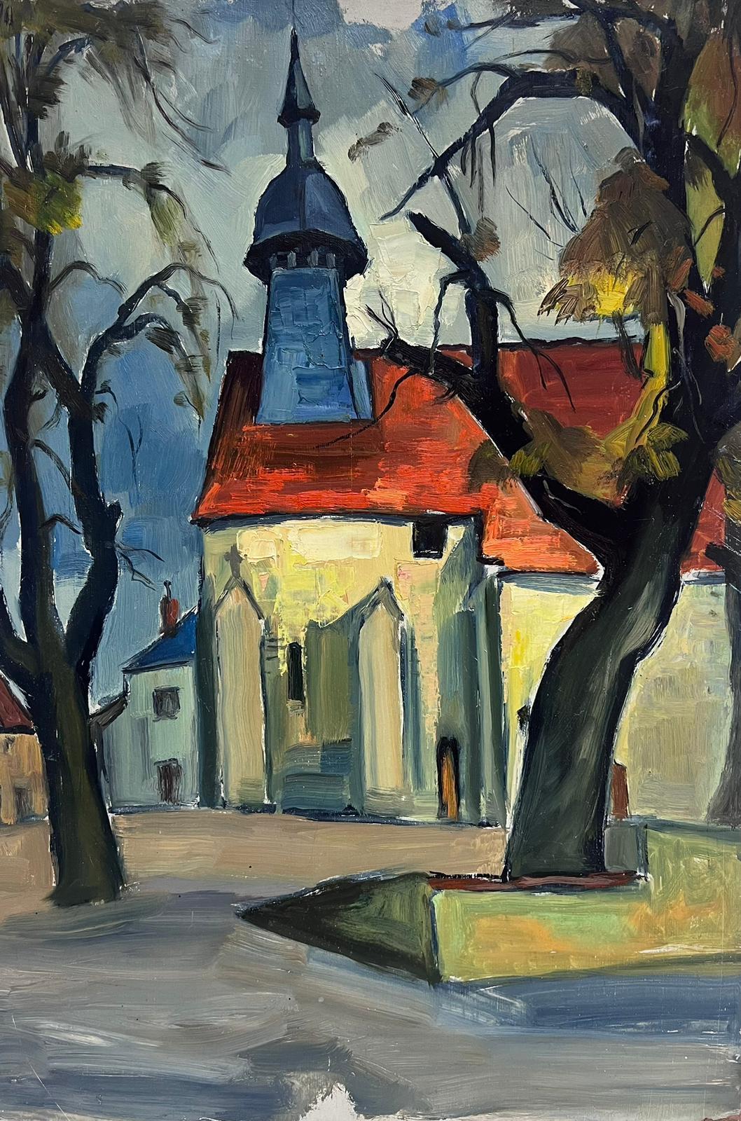 French School - Mid 20th Century French Post Impressionist Oil View of ...